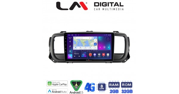 LM Digital - LM ZR8705 GPS Οθόνη OEM Multimedia Αυτοκινήτου για Citroën ...