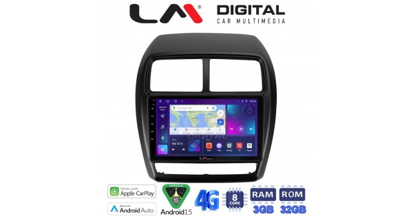 LM Digital - LM ZE8318 GPS Οθόνη OEM Multimedia Αυτοκινήτου για Mitsubishi ASX 2020 > 2023 ...
